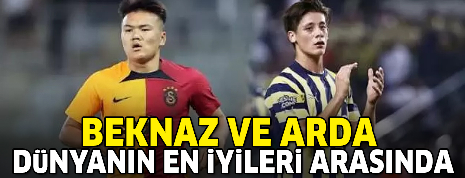 Beknaz ve Arda dünyanın en iyileri arasında Beknaz ve Arda dünyanın en iyileri arasında