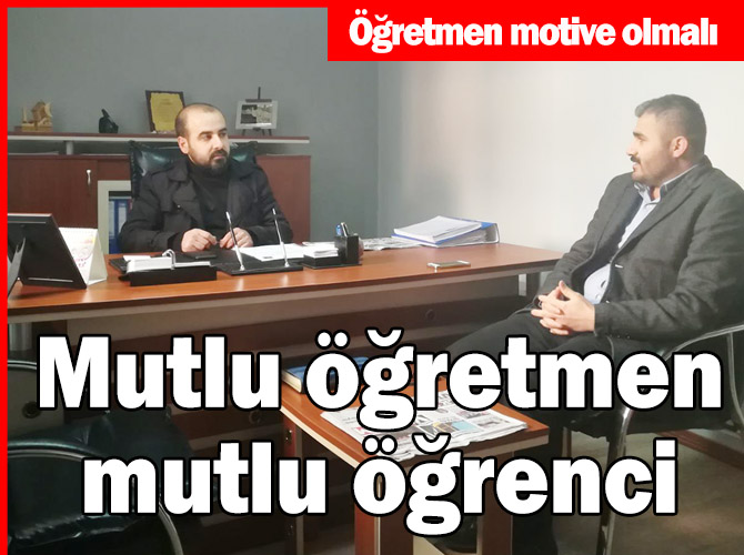 Mutlu öğrenci için mutlu öğretmen